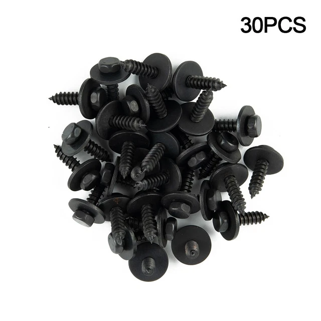 SCREW BOLT FIXING Retainer Fender Liner Under Cover For Toyota Black ...