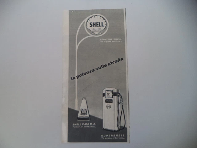 ADVERTISING PUBBLICITÀ 1953 SHELL BENZINA OLIO OIL EUR 3,99 - PicClick FR