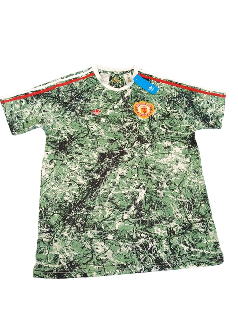 ADIDAS MANCHESTER UNITED Football Shirt - The Stone Roses Size Large ...