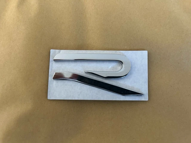 R LINE CHROME Rear Boot Badge Emblem New UK Stock £12.95 - PicClick UK