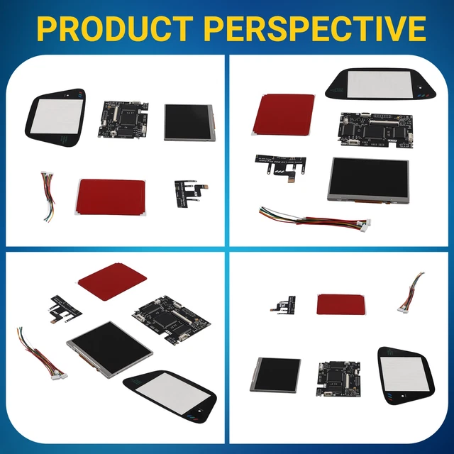 KITS D'ÉCRAN LCD V4 IPS OGS pour Game Gear Plein Écran V4.0 Affichage LCD 2919 EUR 61,60 ...