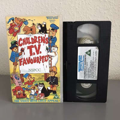 NSPCC CHILDREN’S TV Favourites - Vhs Video - Postman Pat + Fireman Sam ...