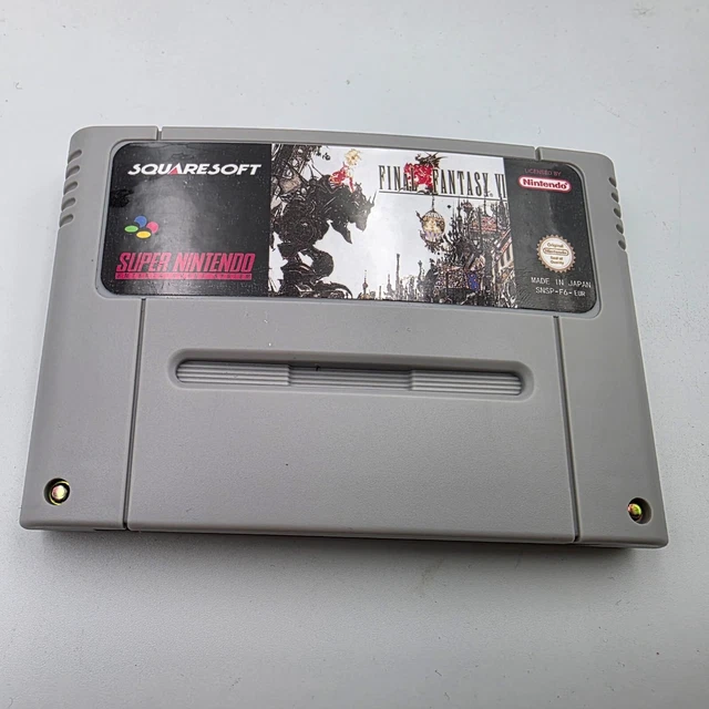 FINAL FANTASY VI Snes Cartridge PAL Super Nintendo English Version £26. ...