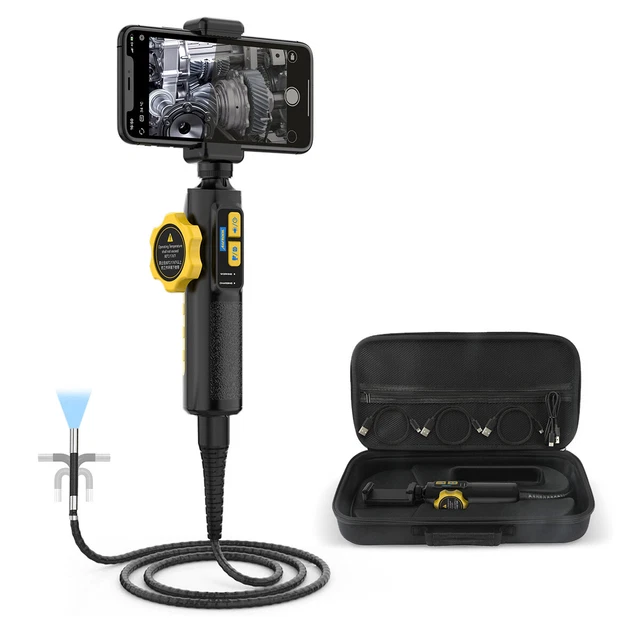ENDOSCOPES INDUSTRIEL 1080P HD boroscope inspection caméra serpent d ...