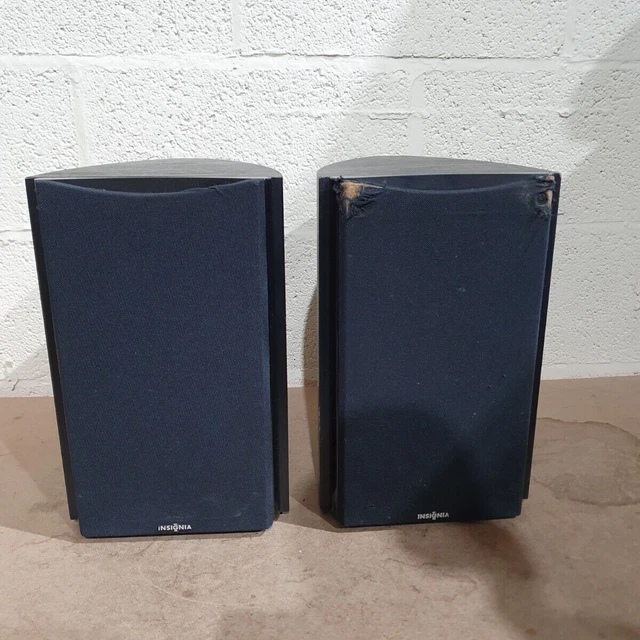 INSIGNIA NS-B2111 BLACK Wired 120W 8-Ohm 2-Way Stereo Bookshelf ...