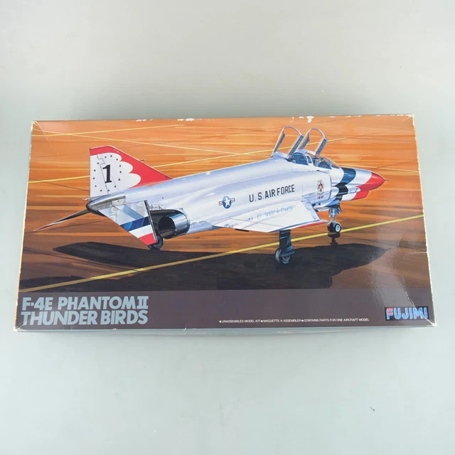 FUJIMI BAUSATZ 1/48 No 32005 F-4e Phantom Ii Thunder Birds ungebaut in ...