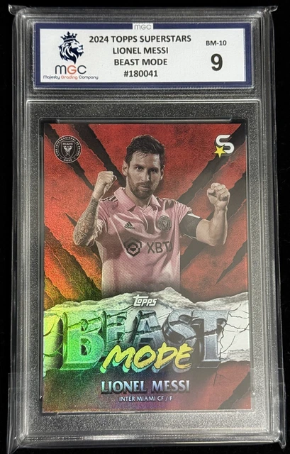 LIONAL MESSI INTER Miami CF Beast Mode 2024 Topps MLS Superstars BM-10 ...