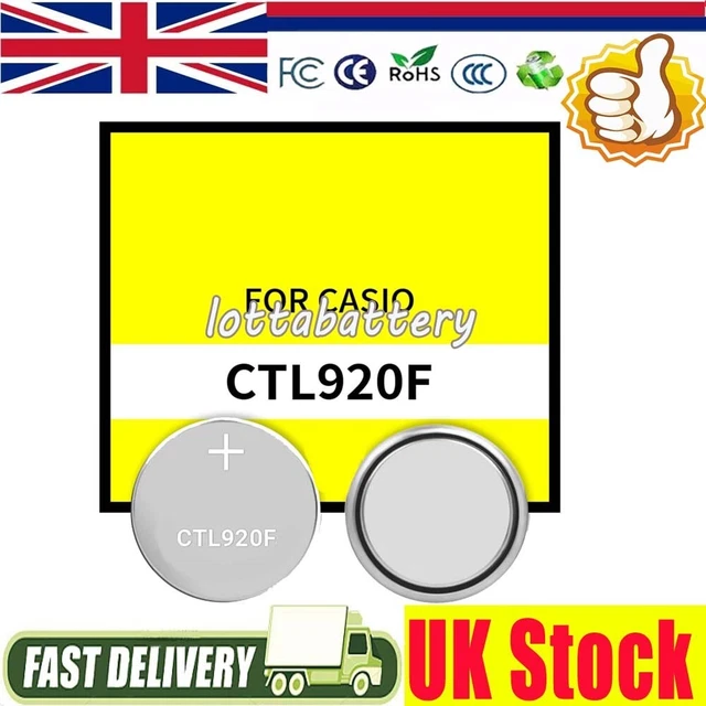 FOR PANASONIC CTL920 CTL920F Battery CASIO G-SHOCK Edifice Atomic Wave ...