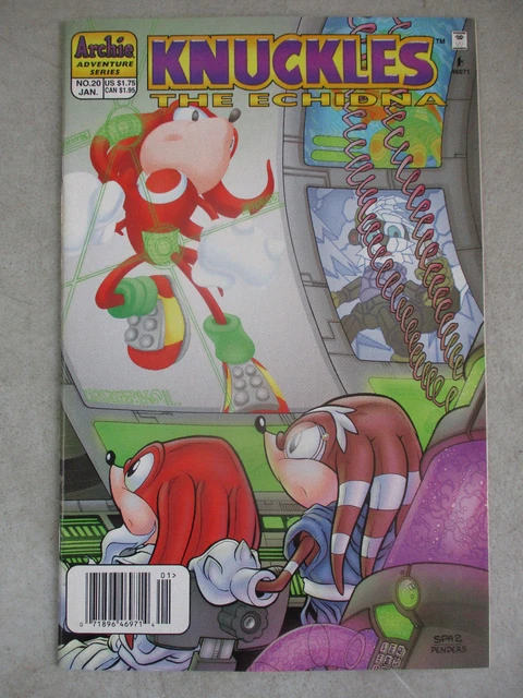 ARCHIE COMICS KNUCKLES The Echidna #20 Comic Sonic The Hedgehog EUR 9 ...