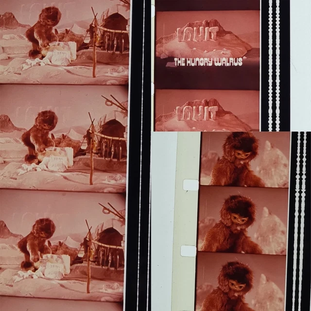 16MM ANIMATION CARTOON film INUIT: The Hungry Walrus, colour puppet ...