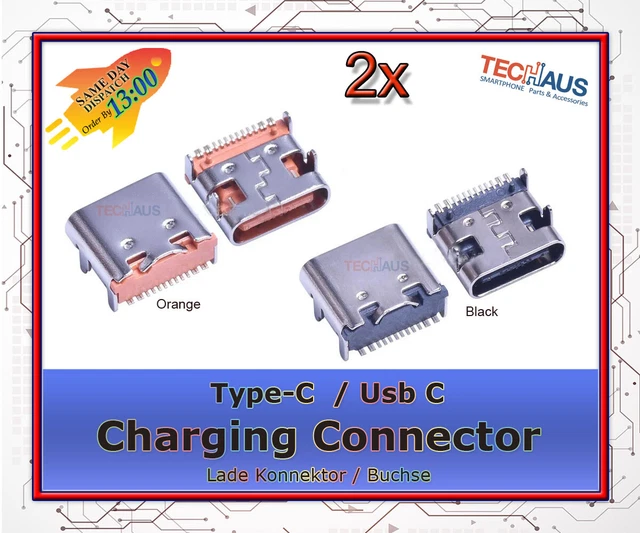 TYPE C USB Lade konnektor universal SMD usb charging Connector DIY 16 / ...