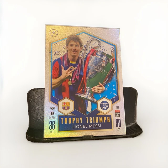 TOPPS MATCH ATTAX 2024/25 2025 Lionel Messi Barcelona Trophy Triumph ...