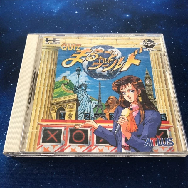 PC ENGINE QUIZ Entire World Quiz PC Engine CDROM2 Japan ma £36.22 ...