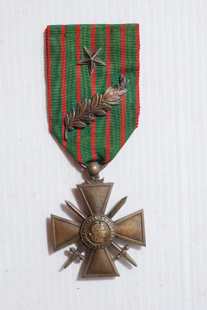 CROIX DE GUERRE 1914-1916 citations étoile et palme EUR 15,00 - PicClick FR