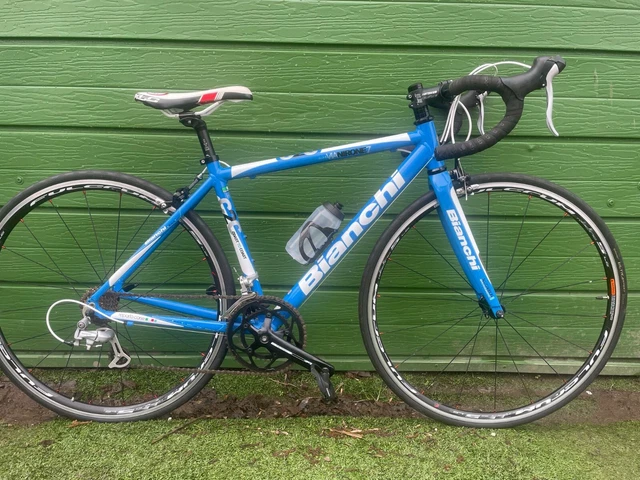 BIANCHI VIA NIRONE 7 C2C Road Bike Blue Small Carbon Shimano Fulcrum ...