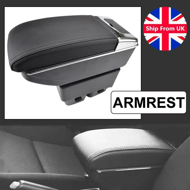 FOR FORD FIESTA mk7 09-17 Centre Console Armrest Storage Box Organiser ...