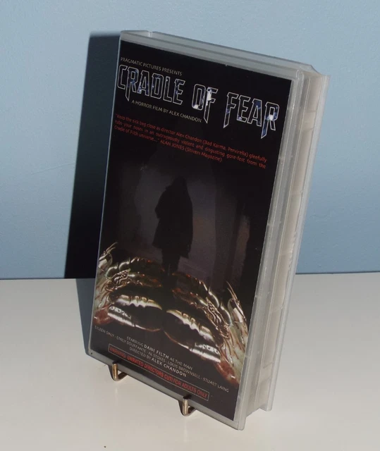 CRADLE OF FEAR VHS - PRE CERT Horror Alex Chandon Filth Unrated ...