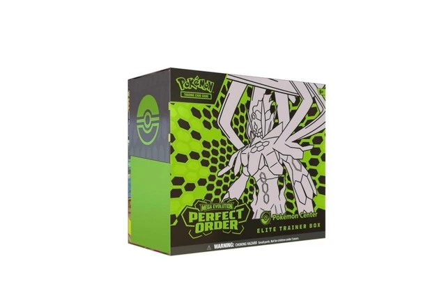 POKEMON TCG MEGA Evolution - Perfect Order PKC Elite Trainer Box - Pre ...