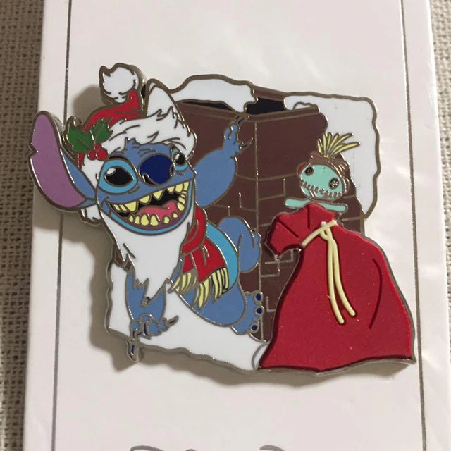 OVERSEAS DISNEY STITCH Scramp Christmas Pin Badge Pin Batch £71.90 ...