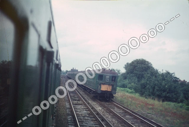 35MM ORIGINAL COLOUR SLIDE OF CLASS 405 4SUB EMU AT CROYDEN IN 1966. £3 ...