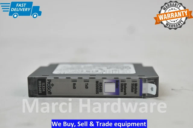 PROSOFT ILX34-MBS485 MODBUS Serial Module for CompactLogix AllenBradley ...