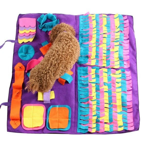 PET DOG SNUFFLE Mat Nose Training Sniffing Pad Dog Slow Feeding Blank ...