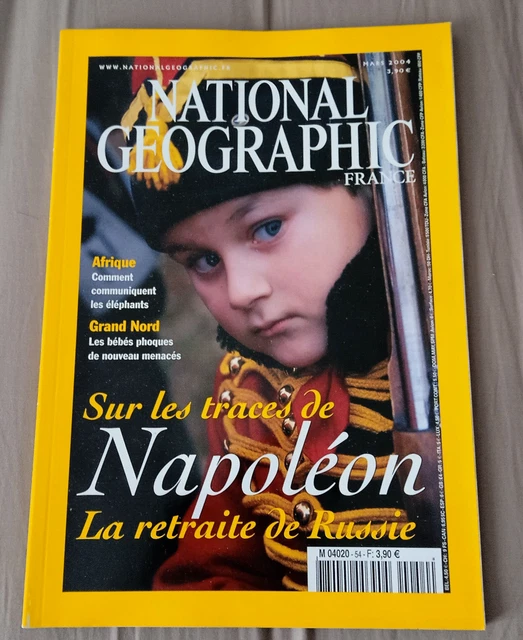MAGAZINE NATIONAL GEOGRAPHIC n°54 (mars 2004) - Napoleon, Grand Nord ... EUR 2,50 - PicClick FR