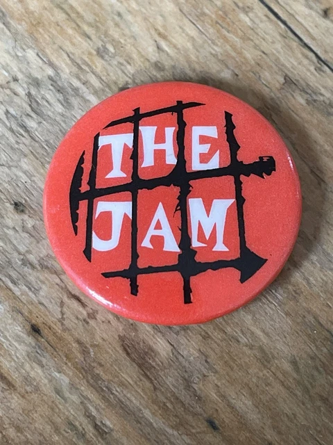 VINTAGE ORIGINAL 1970/80'S The Jam Paul Weller Metal Button Pin Badge £ ...
