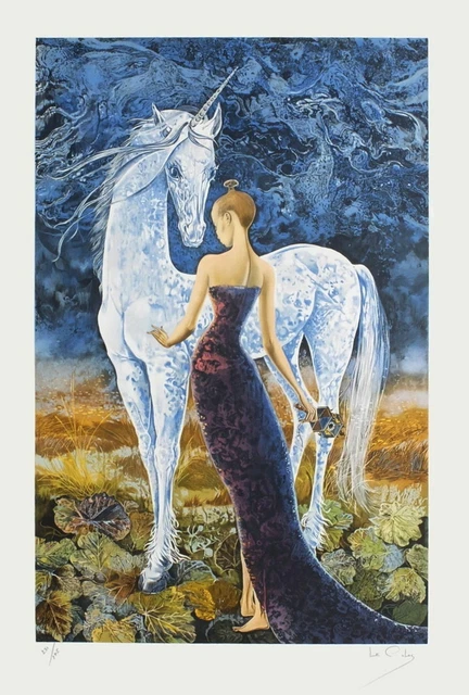 PIERRE LE COLAS La Dame à la Licorne 1985, Signed lithograph EUR 99,00 ...