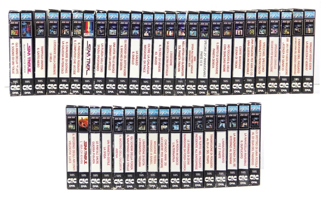STAR TREK COLLECTION VHS Collection 43 Cassette Premiers Episodes De ...