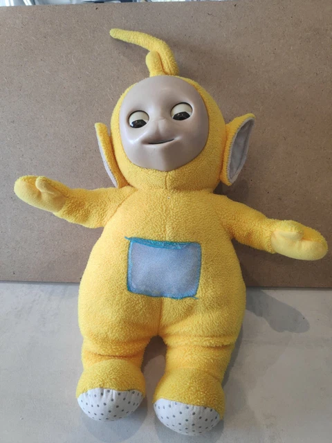 PELUCHE TELETUBBIES LAA LAA Teletubbies sonore yeux dormeurs EUR 20,00 ...