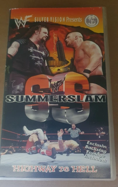 RARE WWF SUMMERSLAM 1998 VHS Video Tape PAL Wrestling WWE WCW ECW TNA Stone Cold £9.99 - PicClick UK