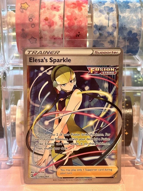 POKÉMON JCG ELESA'S Sparkle Fusion Strike 260/264 Holo art complet EUR ...