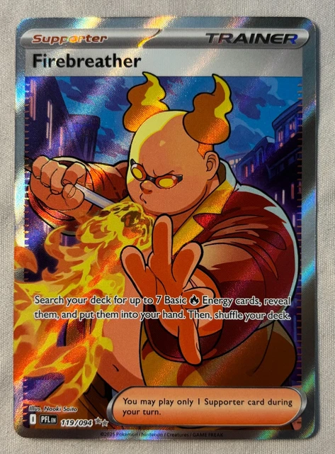 FIREBREATHER FULL ART - 119/094 - Pokémon TCG - Phantasmal Flames £4.51 ...