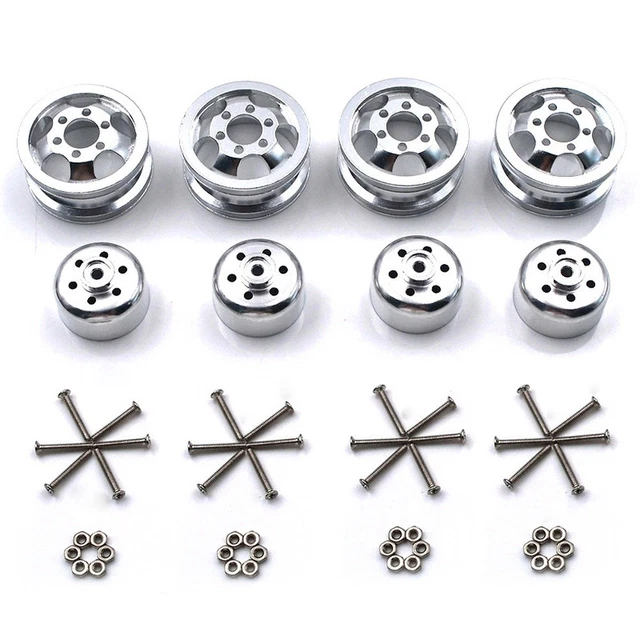 RAD UPGRADE KIT mit Metallfelgen für 1:16 RC Auto für WPL für MN für ...