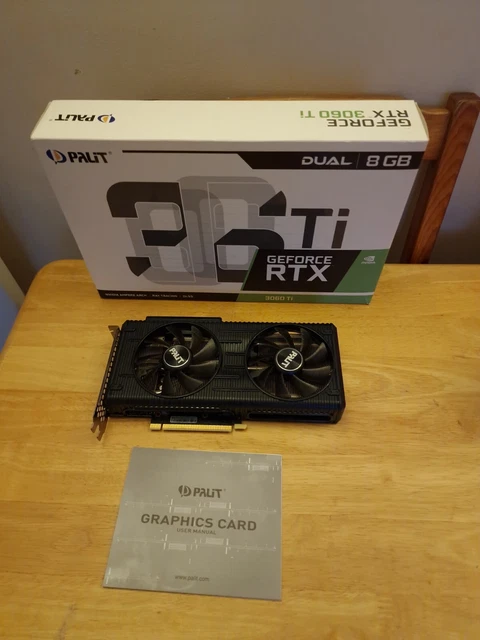 PALIT NVIDIA GEFORCE RTX 3060 Ti DUAL V1 LHR 8GB Graphics Card £400.00 - PicClick UK