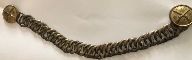BRASS INFANTRY BUTTONS With Brass Chain Chinstrap Shako, Pith Helmet ...