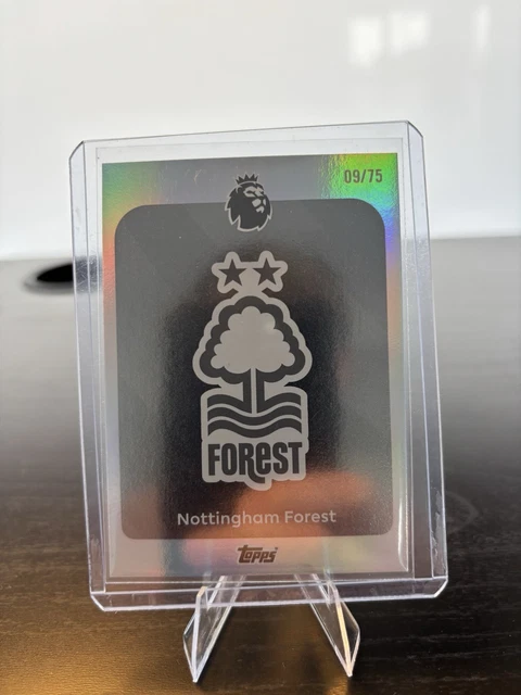 NOTTINGHAM FOREST 2025-26 Topps Premier League Team Badge /75 $25.00 ...