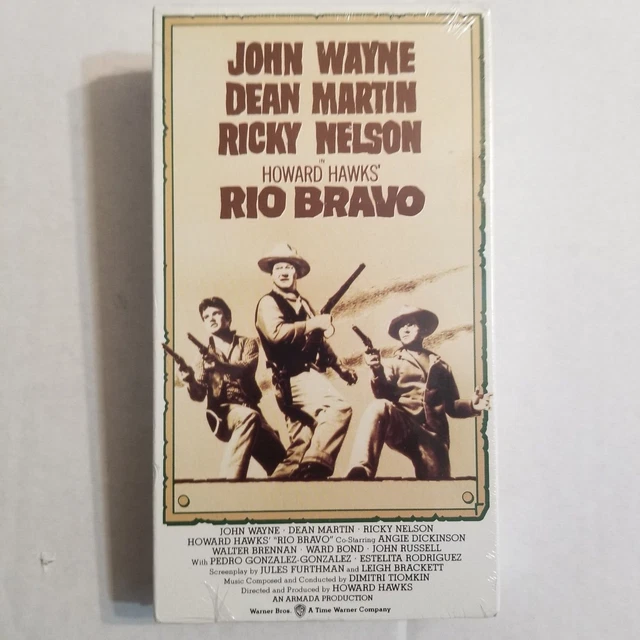 RIO BRAVO VHS 1959 John Wayne Dean Martin Ricky Nelson Angie Dickinson ...