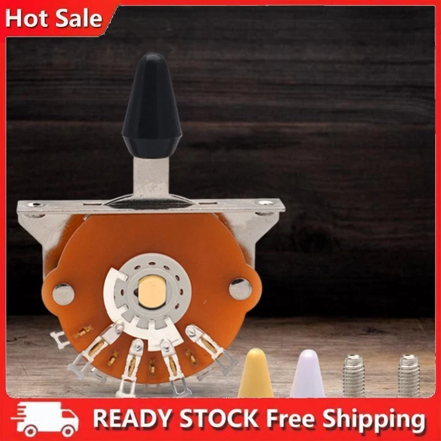 5 WAY GUITAR Toggle Switch Guitar Selector Switch with 2 Screws Pickup ...