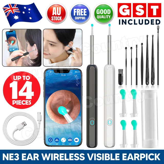 EAR CLEANER EAR Wax Remover Camera Cleaning Removal Pick Tool with ...