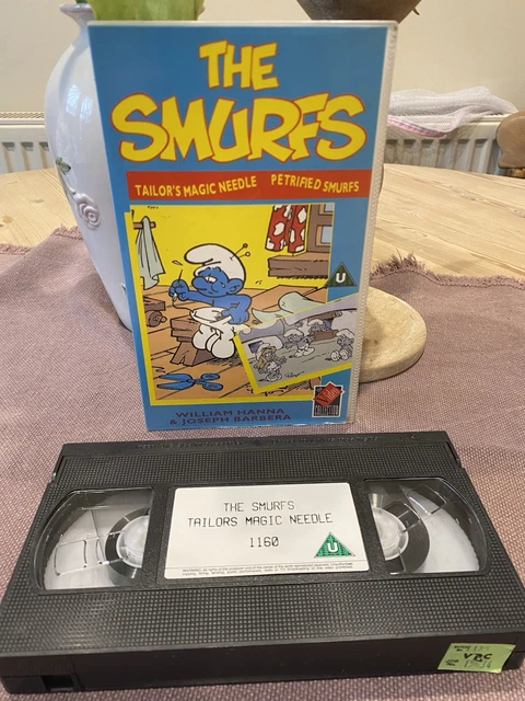 THE SMURFS TAILOR’S Magic Needle VHS Vintage Tape Kids 80s Rare Free ...
