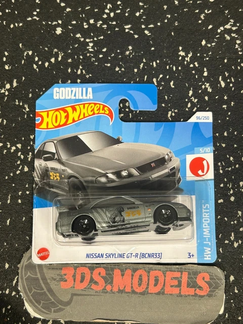 NISSAN SKYLINE GTR R33 GODZILLA GREY Hot Wheels 1:64 **COMBINE POSTAGE ...