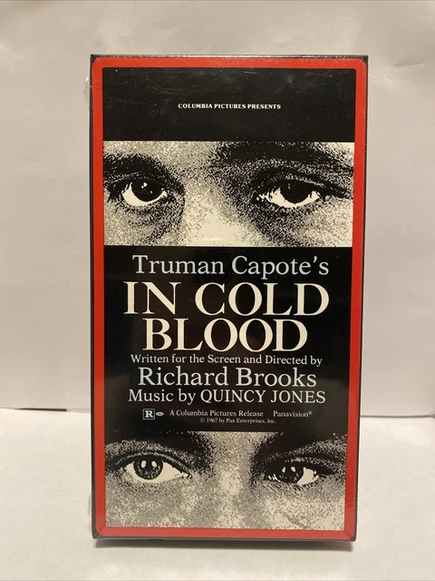 IN COLD BLOOD (VHS, 1984) RARE VARIENT HTF OOP Sealed New Truman Capote ...