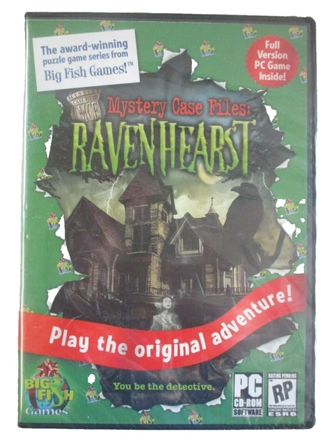MYSTERY CASE FILES - Ravenhearst PC CD-Rom - New & Sealed $26.95 ...