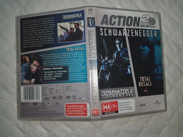 TOTAL RECALL TERMINATOR 2 /Judgment Day (2 Dvd). Please Check Out My ...