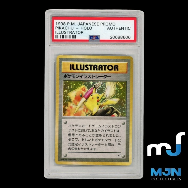 PSA TROPHY PIKACHU Illustrator - Illustration Contest CoroCoro 1998 ...
