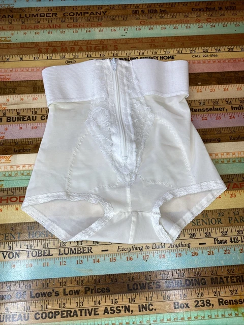 VINTAGE SHAPEWEAR Girdle Shaper Tummy Control Brief Size Small Zipper ...