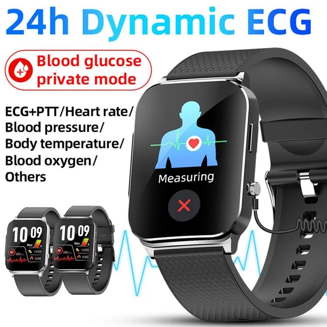 SMARTWATCH EP03 24H ECG frequenza cardiaca pressione sanguigna sangue ...