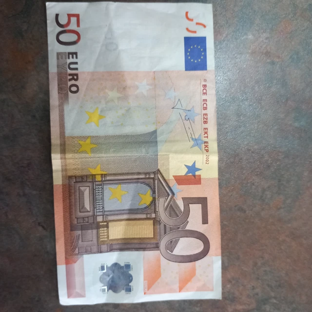 BILLET DE 50 euros 2002 Rare, en bon État - signé Jean Claude TRICHET ...